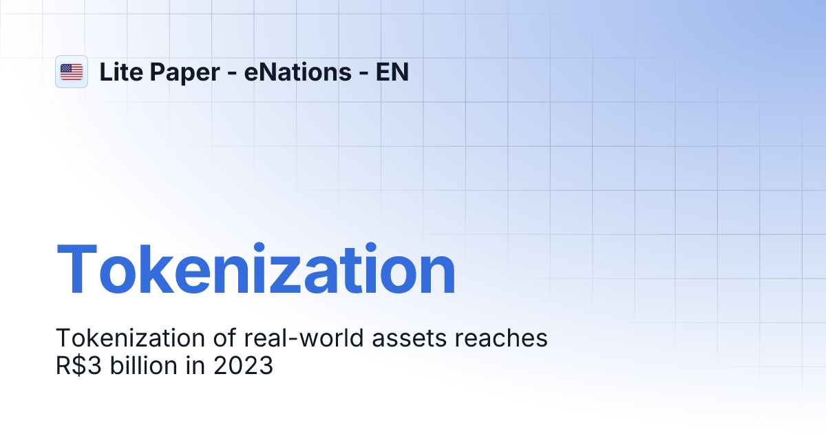 Tokenization | Lite Paper - eNations - EN